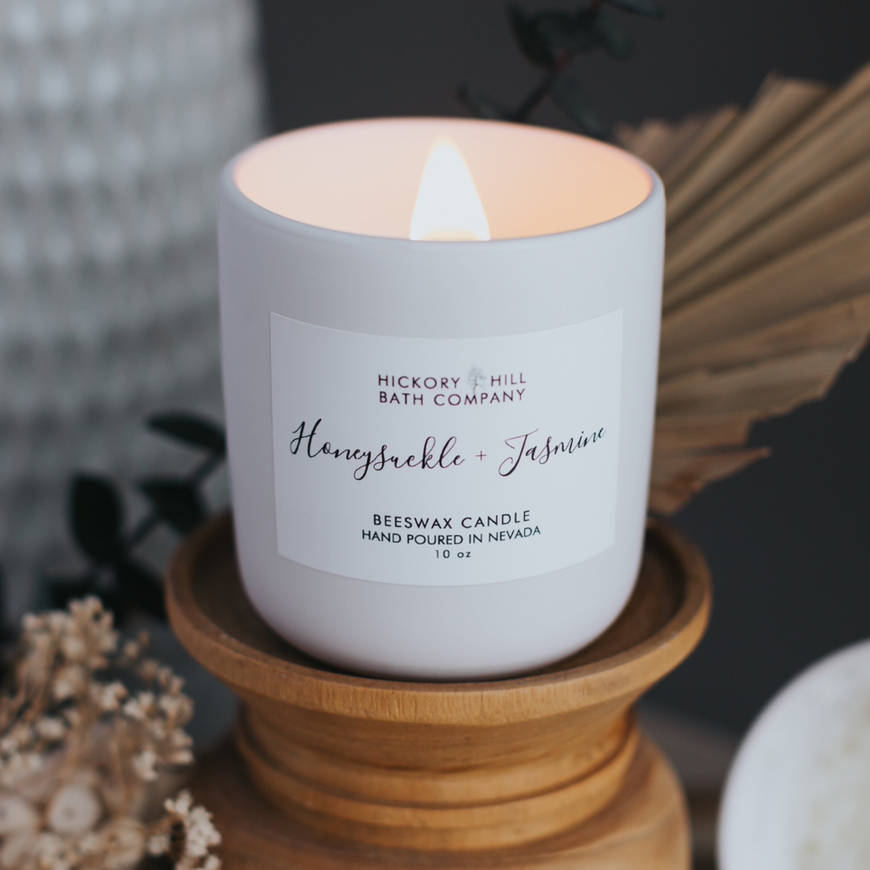 HH Candle Honeysuckle + Jasmine 10oz | Grace Day Spa